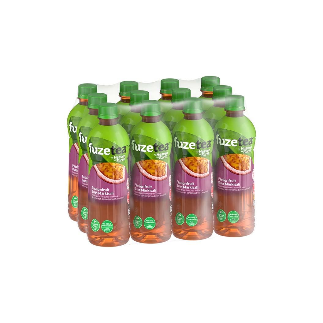 Fuze by Heaven and Earth - Passionfruit Tea 500ml x 12 – Dian by Nimbus ...