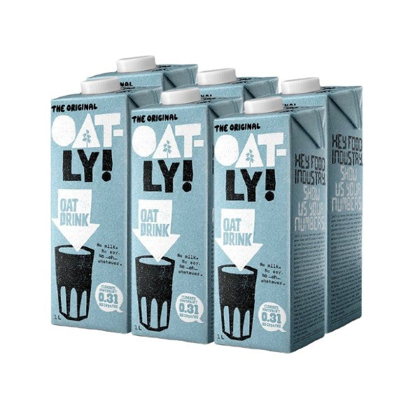 Oatly Dairy Free Oat Milk Drink - Original (1L x 6) Case – Dian by ...